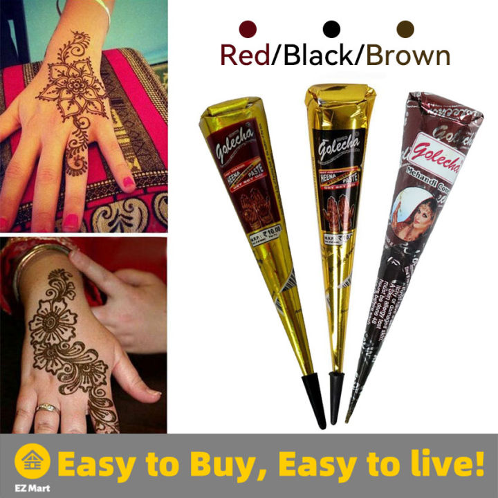 【Fast Shipping】 Tattoo Painting Cream Henna Tattoo Cream Natural ...