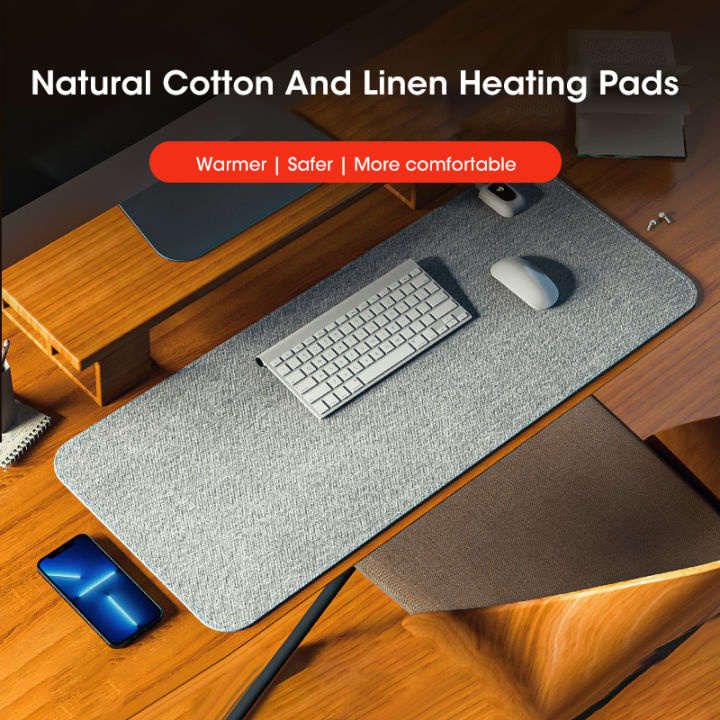 Heated Desk Pad Multipurpose Electric Heating Pad Electric Warm Desk ...