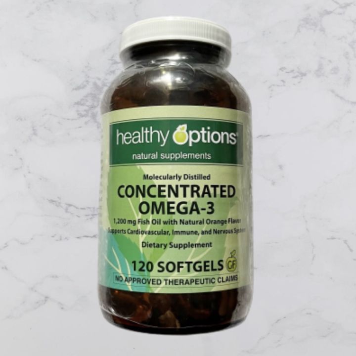 Healthy Options Concentrated Omega-3 1200mg | Lazada PH