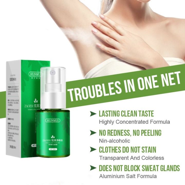 Original Underarm Spray Whitening Skin Armpit Anti Sweat & Odor 30ml ...