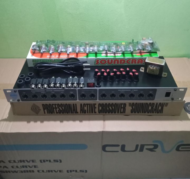 kit crossover aktif 4 way stereo paket lengkap box asesorist trafo | Lazada Indonesia