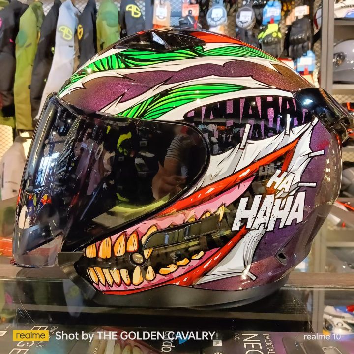 GRACSHAW DC THE JOKER LIMITED EDITION SERIES (TINTED VISOR) HELMET | Lazada