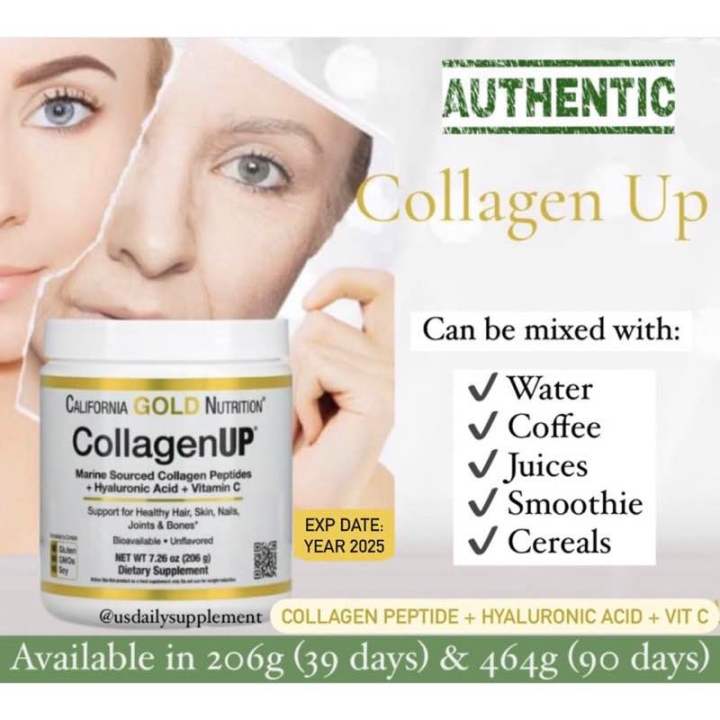 [ONHAND] Collagen Up California Gold + Hyaluronic Acid + Vitamin C ...