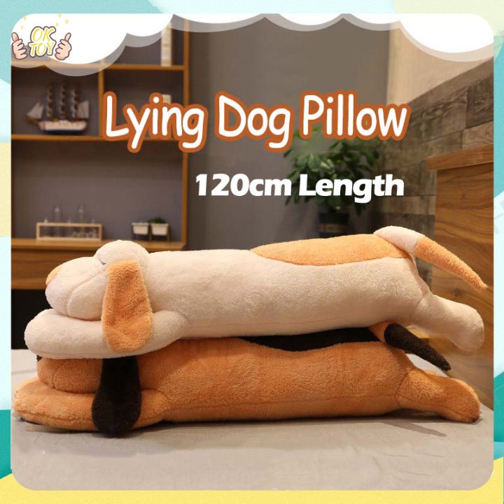 120CM--Papa Dog Doll Cute Plush Toy Sleeping Pillow Bed Big Doll Gift ...