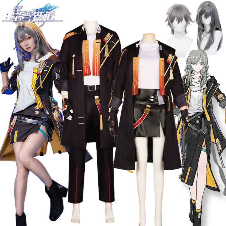 Game Honkai Star Rail Trailblazer Cosplay Costume Anime Caelus Stelle ...