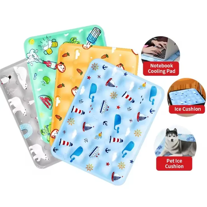 Summer Pet Ice Mat Thickened Cooling Gel Mat Waterproof Ice Bed Cushion ...