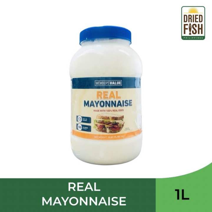 MEMBER’S VALUE Real Mayonnaise 1-Liter | Lazada PH