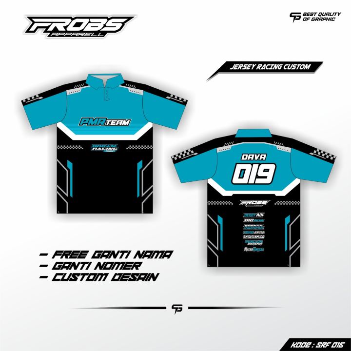 Baju kaos jersey racing team balap roadrace drag bike komunitas custom ...