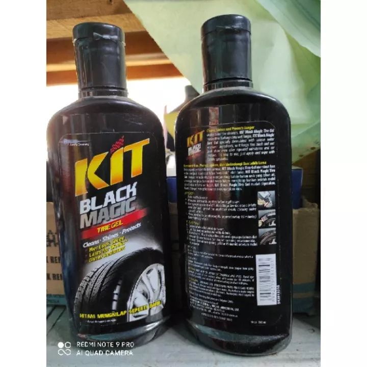 kit black magic 300 ml pengkilap ban motor dan mobil | Lazada Indonesia