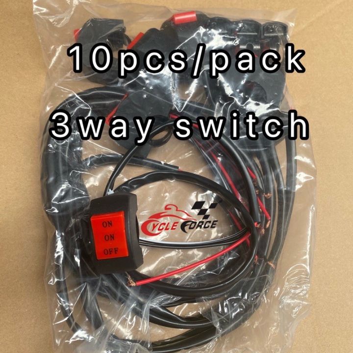 10pcs/pack tri-way switch kill switch with handle bar de clamp ...