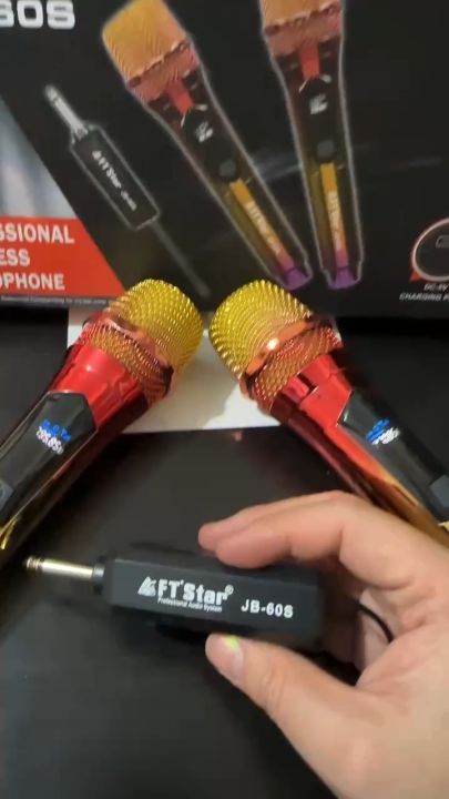FT STAR UHF JB-32/JB-60 wireless microphone na mikropono 5V charging ...