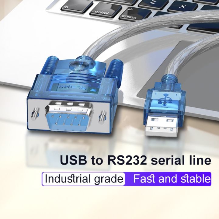 USB to RS232 Cable DB9 COM Port Serial PDA 9 Pin DB9 Converter Adapter ...