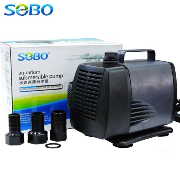 SOBO WP-6000 Aquarium Submersible Water Pump | Lazada