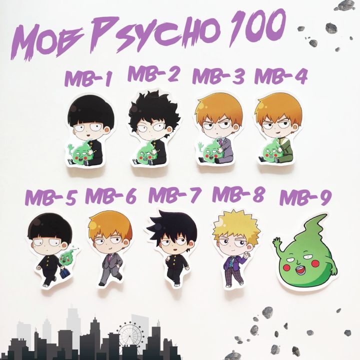 Sticker Anime Mob Psycho 100 Merchandise | Lazada Indonesia