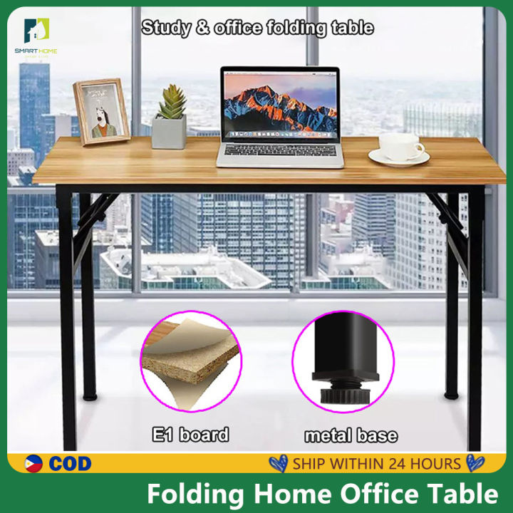 Folding Table Home Office desks Study table Foldable Wood 120X40 or ...