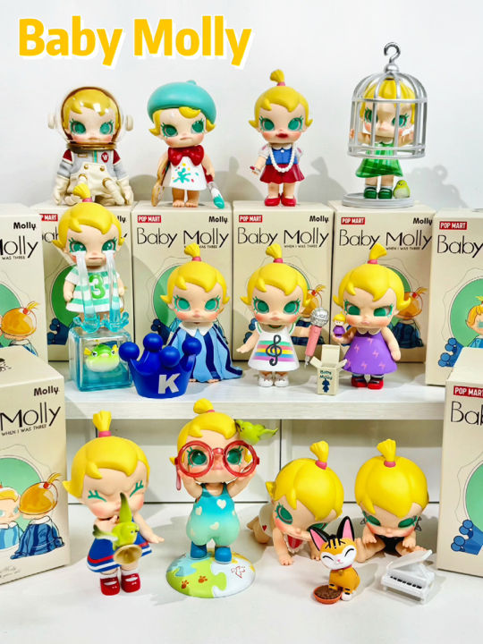 PopMart Pop Mart Baby Molly When I Was Three Years Old Series Hand-Made ...