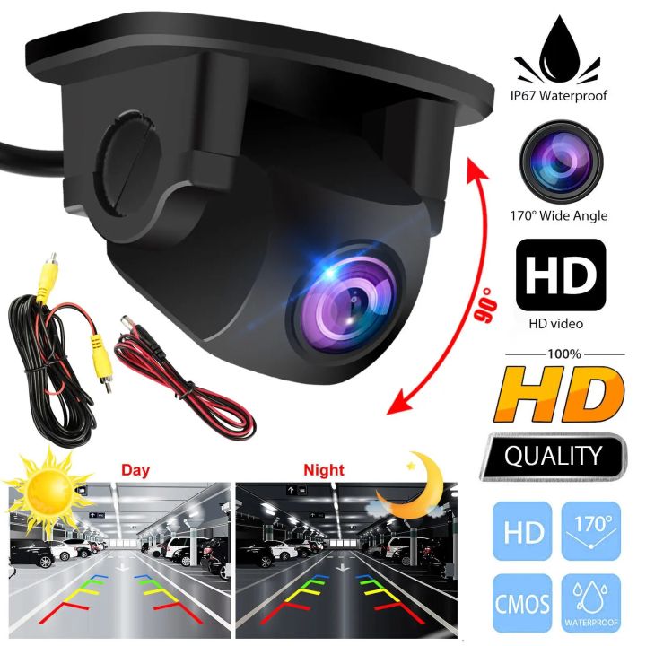 170° Car Backup Back Up Rear View Parking Camera Reverse Night Vision Waterproof | Lazada PH