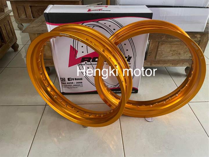 Velg Rossi tapak lebar uk 300-350 ring 17 warna gold | Lazada Indonesia