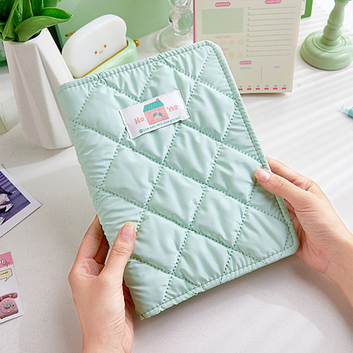 Mint Green Soft Cloth Cover A5 Notebook Fresh Style Girls Cute Loose ...