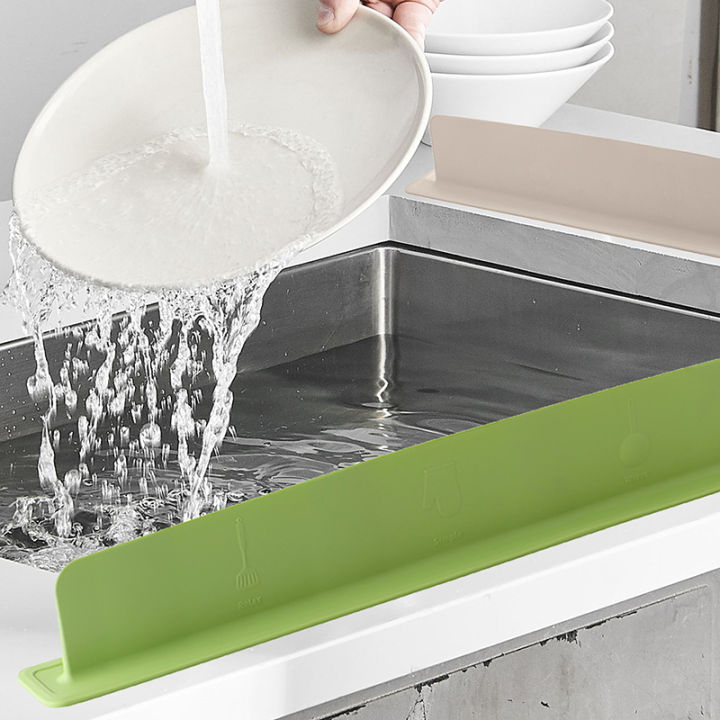 Silicone Sink Baffle Splash Guard with Suction Cup Pool To Protect ...