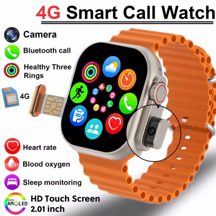 BW9 Pro Smart Watch Support 4G SIM Card Cellular Network Sports Mode ...