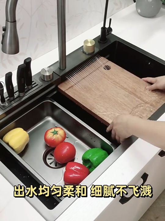 Nano Kitchen Sink Basin Vegetable Washing Basin Kitchen Stainless Steel ...