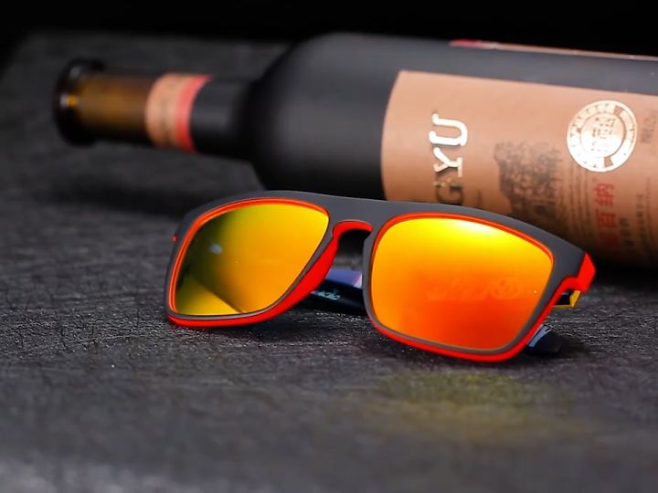Polarized Sunglasses Square Frame Driving Glasses Anti Glare For Men