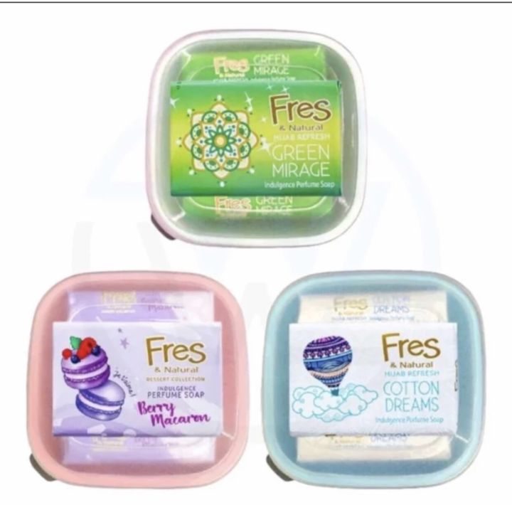 Fres & Natural Soap Sabun Batang Sabun Mandi Free Box | Lazada Indonesia