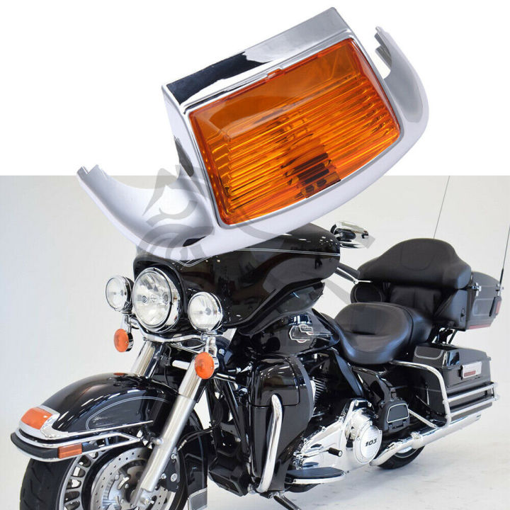 Softail Classic Motorcycle 4color Lens Front Fender Tip Light Lamp Edge ...