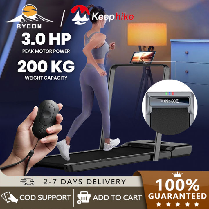 Electric walking treadmill, 3.0HP high-power LED treadmill with armrest ...