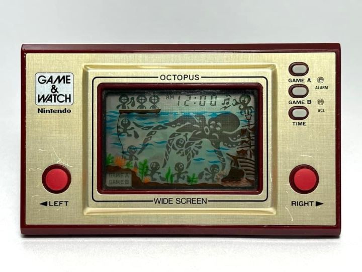 Octopus Game & Watch (nintendo) [wide screen][OC-22] เกมกด ปลาหมึก ...