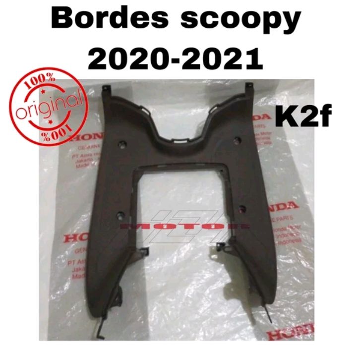 boardesk bordes pijakan kaki atas warna coklat honda scoopy 2020 2021 ...