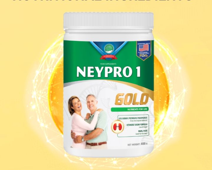 Original Neypro 1 Gold Milk. Nutritional Kidney Support 400 grams ...