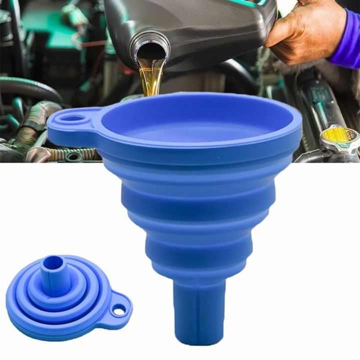Engine Funnel Car Universal Silicone Liquid Funnel Washer Fluid Change ...