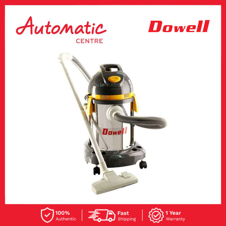 Dowell VC-323SS 32 Liters Wet Dry and Blow Vacuum Cleaner with Wet-dry ...