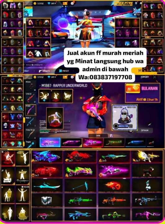 AKUN FF ASLI MURAH TERBARU | Lazada Indonesia