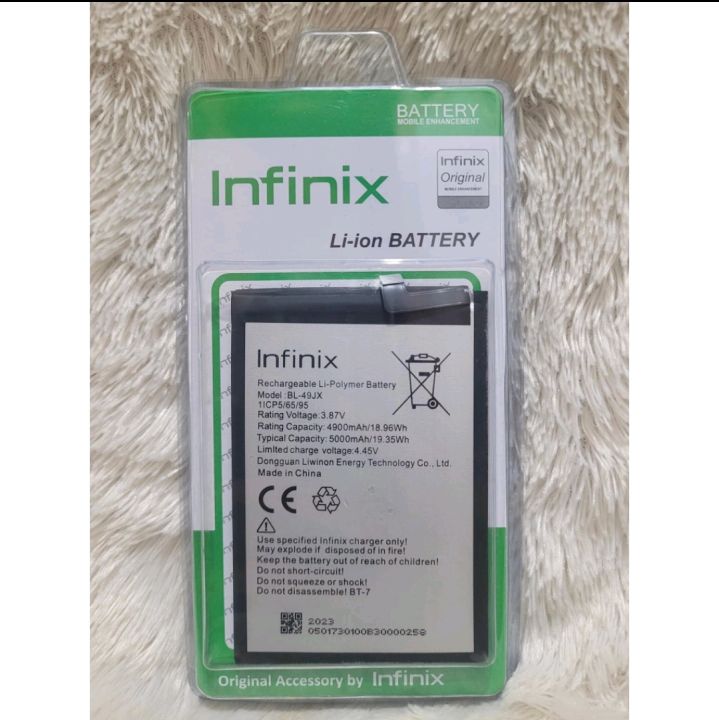 Batre Baterai Infinix Note 10 Pro X695 X695C X695D - Note 11 Pro X697 ...