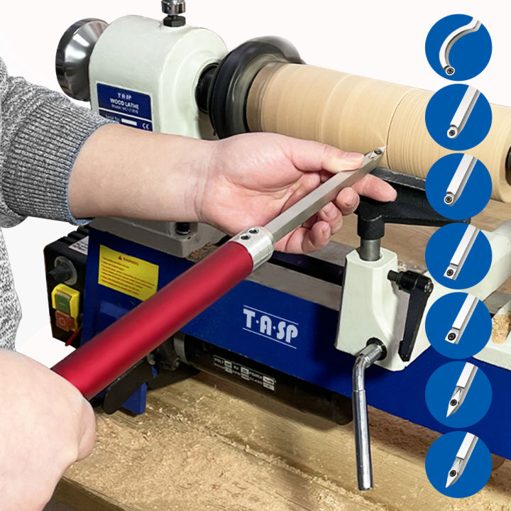 TASP Woodturning เครื่องมือคาร์ไบด์เครื่องตัด Swan คอไม้เปลี่ยน Chisel ...