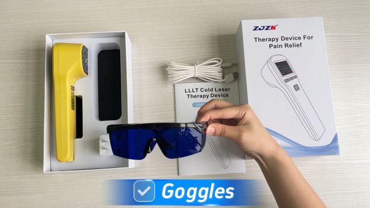 ZJZK relieves back and cervical pain and muscle stiffness at 650nm and 808nm promoting blood ...