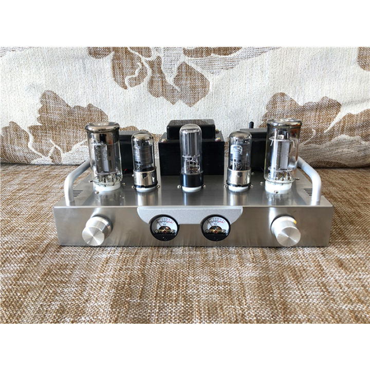 Small 300B 6J8P FU50 title Spartan F1 tube amplifier power amplifier kit with meter head display ...