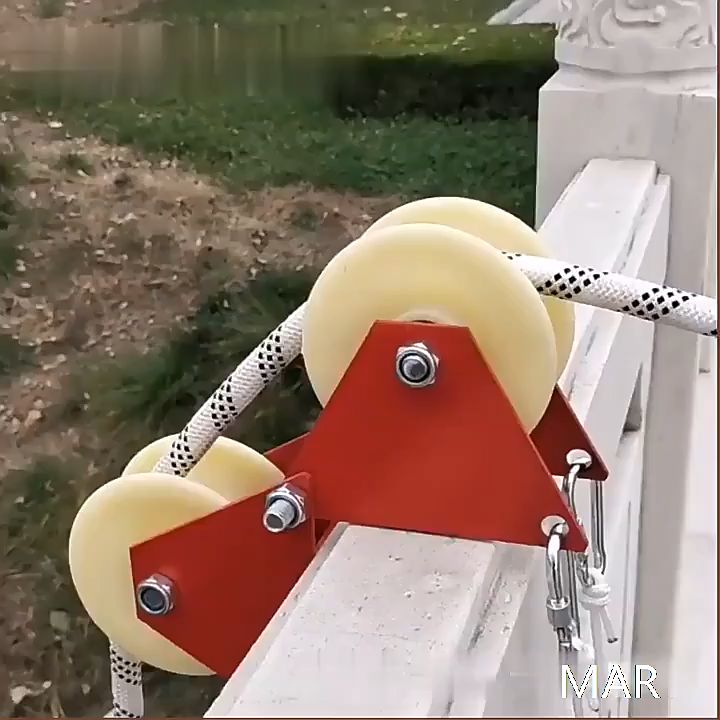 Rope Retract Pulley Sling Safety Rope Manual Pulley With Thicken ...