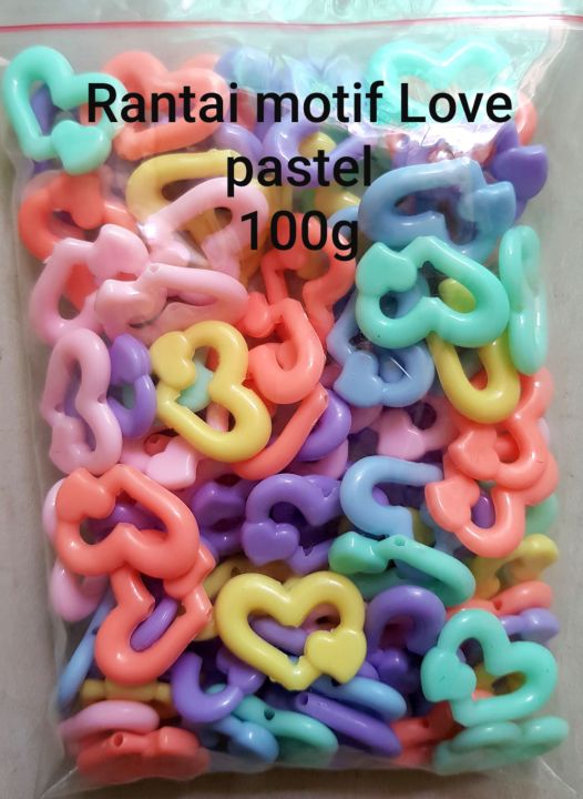 Rantai Motif Love Pastel 100g | Lazada Indonesia