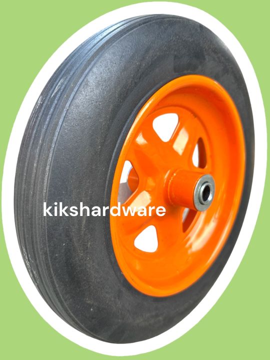Wheel Barrow Wheel Replacement 13inches Solid Rubber WheelSolid Rubber ...