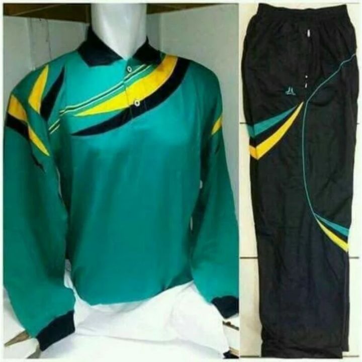 stelan olahraga lengan panjang / Seragam olahraga / Seragam senam ... stelan olahraga lengan panjang / Seragam olahraga / Seragam senam ...