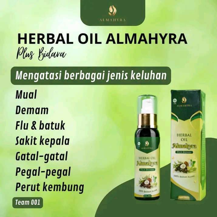 HERBAL OIL ALMAHYRA || PLUS BIDARA | 100% HERBAL ALAMI | MINYAK OLES | MINYAK AJAIB | MENGATASI ...