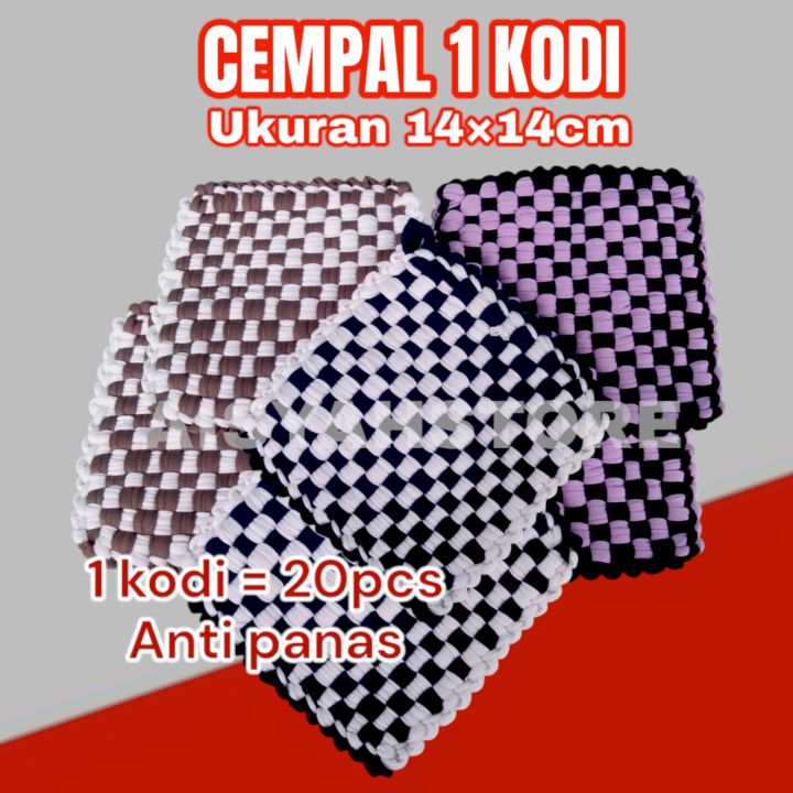 Cempal Anyam 20 Pcs Tebal Dan Tahan Panas | Lazada Indonesia
