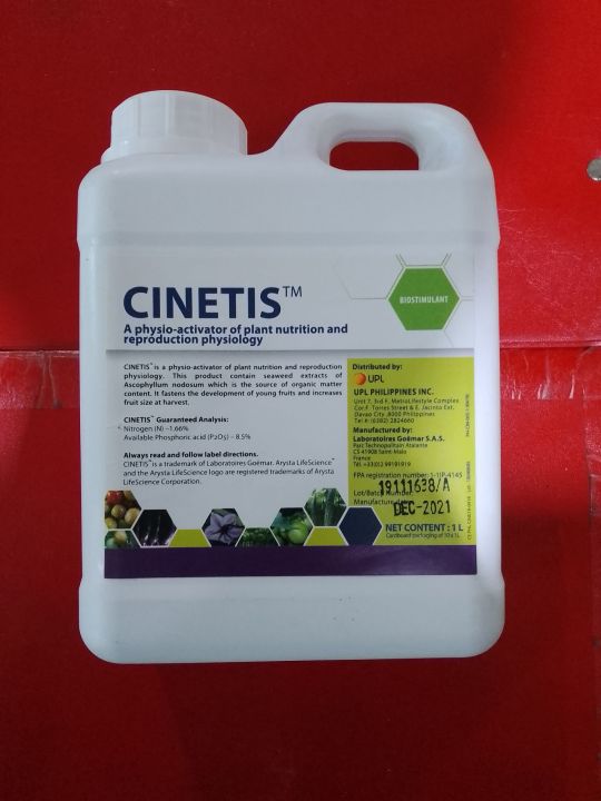 CINETIS BIOSTIMULANT PLANT NUTRITION(1 LITER)BY UPL | Lazada PH