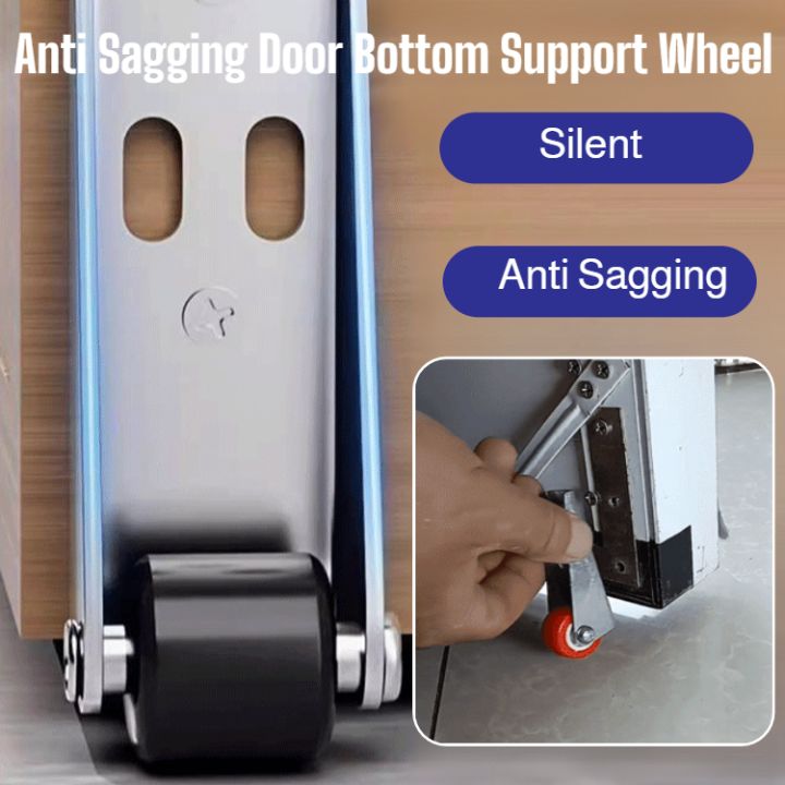 Door Bottom Support Wheel Anti Door Sagging Stainless Steel Door Bottom ...