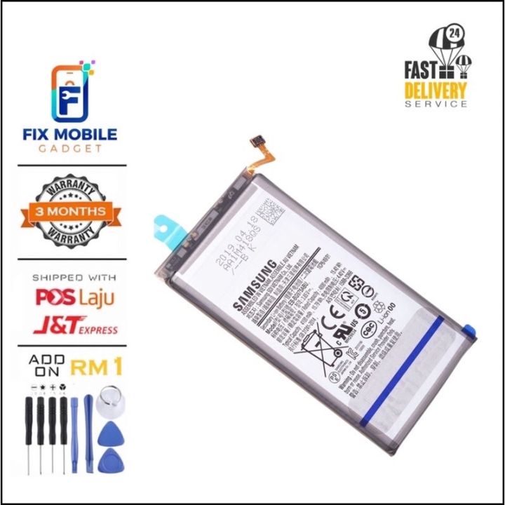SAMSUNG S10 PLUS BATTERY EB-BG975ABU 4100MAH | Lazada