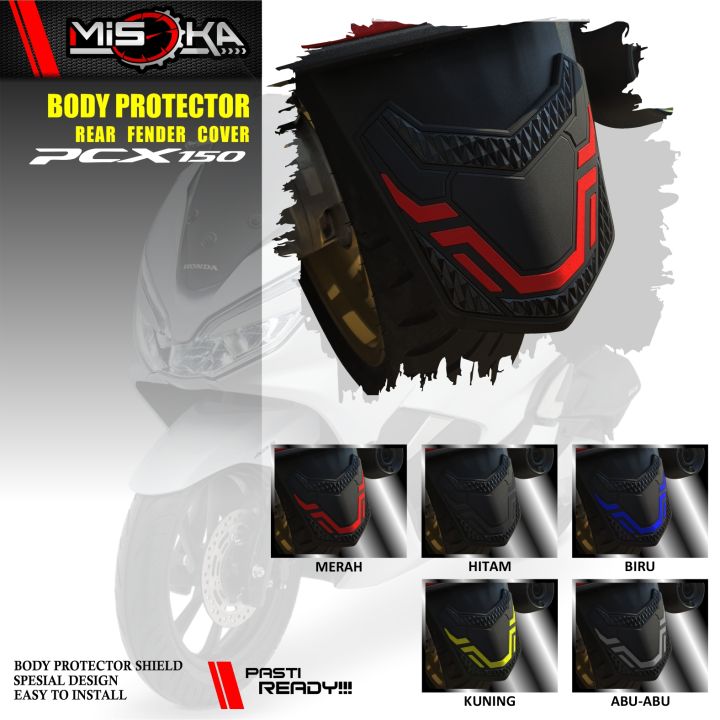 Misoka Rear Fender Cover Pcx 150 Aksesoris Motor Honda Pelindung Motor ...